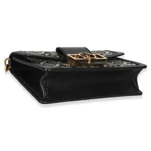 LOUIS VUITTON Blue Jacquard Since 1854 Dauphine Chain Wallet