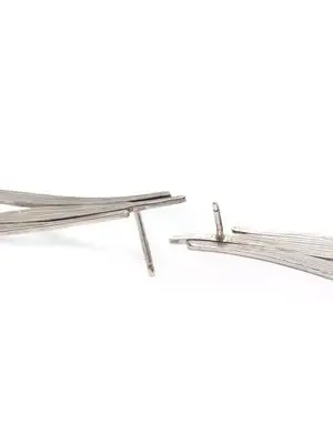 WOUTERS & HENDRIX Sterling Leaf Effect Earrings