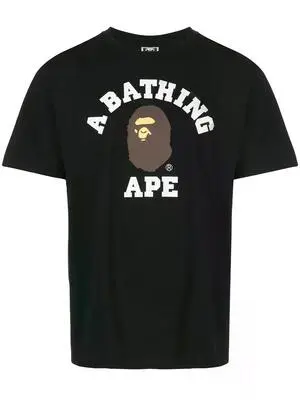 A BATHING APE College T-shirt - Black