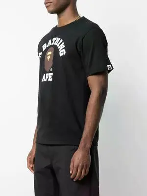 A BATHING APE College T-shirt - Black
