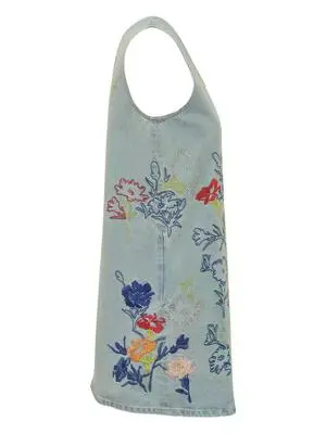 Kenzo Floral Embroidered Mini Dress