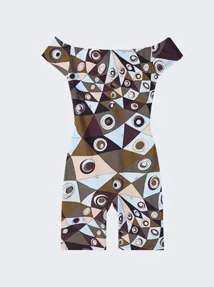 Emilio Pucci Off-the-shoulder Fitted Jumpsuit - Multi