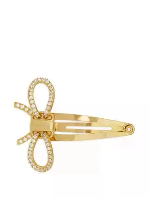 FERRAGAMO Vara Bow Hair Clip With Crystals