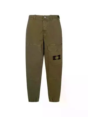 Stone Island Loose-fit Cargo Pants With Signature Logo Patch