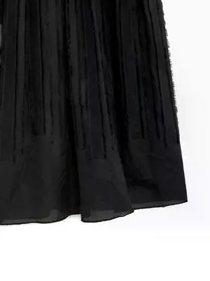Paloma Wool Smocked Frayed-edge Skirt