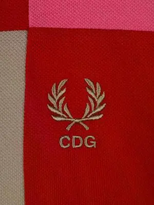 Comme Des Garçons X Fred Perry Logo-embroidered Polo Shirt