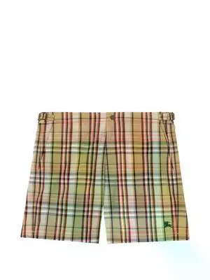 Burberry Seersucker Check Swim Shorts - Neutrals