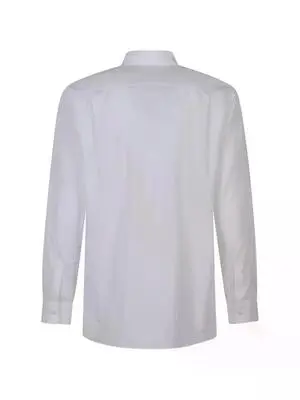Comme Des Garçons Graphic-patch Long-sleeve Shirt