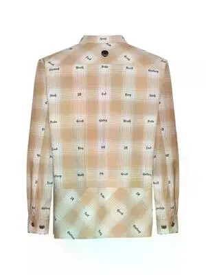 John Richmond Plaid-check Shirt - Neutrals