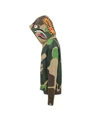 A BATHING APE Abc Camo Shark Hoodie