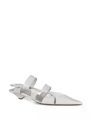 FRANCESCO RUSSO Pointed-toe Cage Pumps