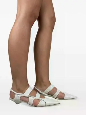 FRANCESCO RUSSO Pointed-toe Cage Pumps