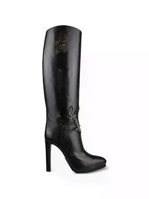 Ralph Lauren Remmy Sequin-embellished Boots - Brown