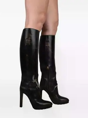 Ralph Lauren Remmy Sequin-embellished Boots