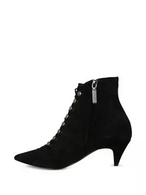 Saint Laurent Mid Heel Pointed Toe Boots