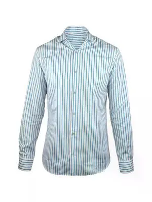MOORER Striped Buttoned Shirt
