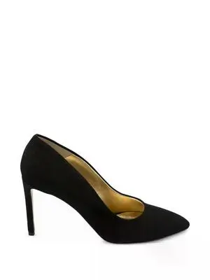 Walter Steiger Suede High Heel Pumps - Black