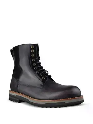Dolce & Gabbana Lace-up Leather Ankle Boots
