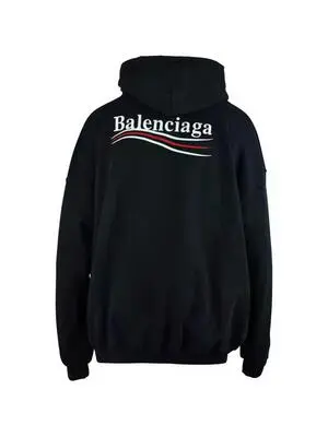 Balenciaga Embroidered Logo Hoodie