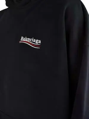Balenciaga Embroidered Logo Hoodie