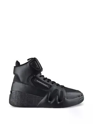 GIUSEPPE ZANOTTI Logo Patch Sneakers - Black
