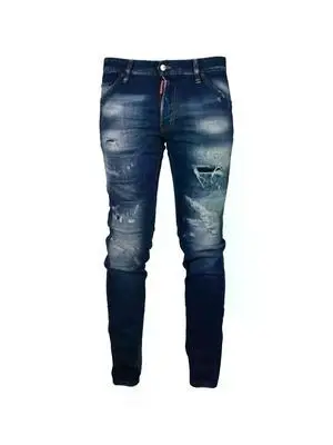 Dsquared2 Cool Guy Distressed Skinny Jeans - Blue