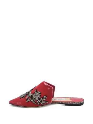 JIMMY CHOO Rachel Crystal-embellishment Mules