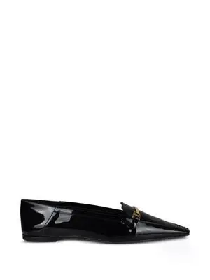 Saint Laurent Chris Horsebit Detail Pointed Loafers