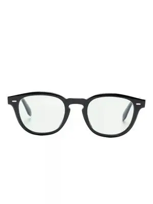 Oliver Spencer Round Frame Sunglasses - Black