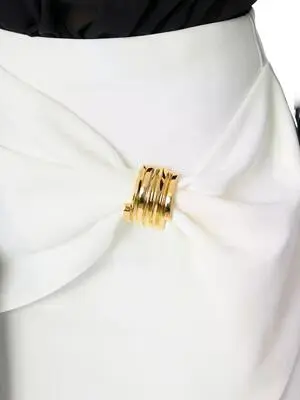 Elisabetta Franchi Draped Detail Mini Skirt