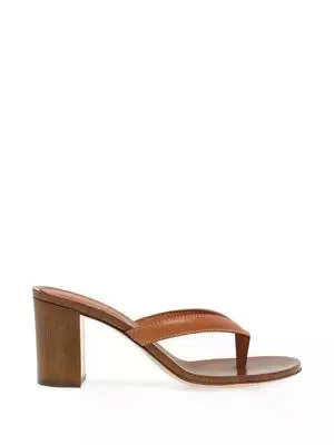 GIANVITO ROSSI Thong Strap Sandals - Brown