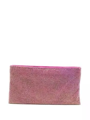 Benedetta Bruzziches Crystal Embellished Shoulder Bag - Pink