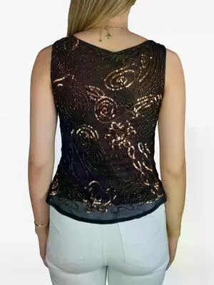 MARLY´S Sequined Pattern Tank Top