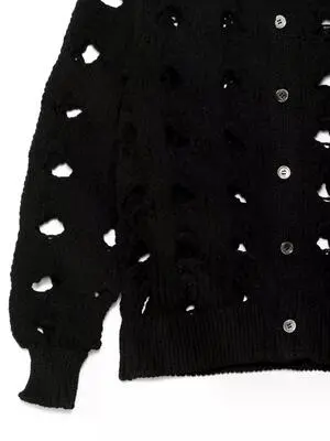 Comme Des Garçons Chunky-knit Cardigan