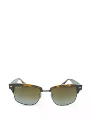 Ray-ban Clubmaster Square-frame Sunglasses - Brown