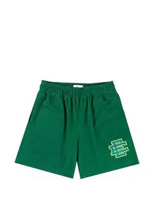 ERIC EMANUEL Logo Detail Track Shorts - Green