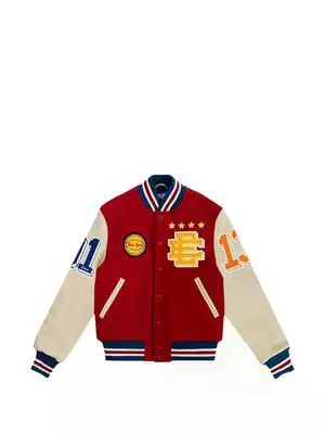 ERIC EMANUEL Long-sleeved Jacket With Embroidered Patches