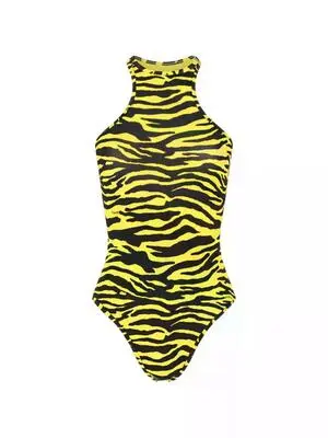 Attico Racerback Halterneck Swimsuit