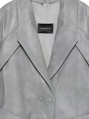 MANOKHI Karo Belted Double-breasted Jacket