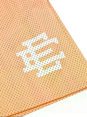 ERIC EMANUEL Logo Print Shorts - Orange