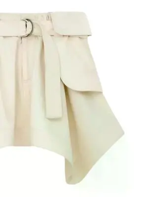 Loewe Belted Cotton Cargo Mini Skirt
