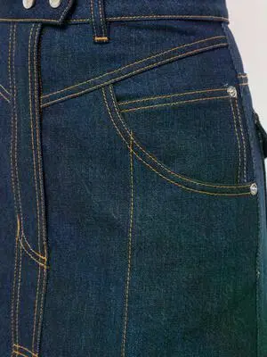 ELLERY Traffic Panelled Denim Skirt