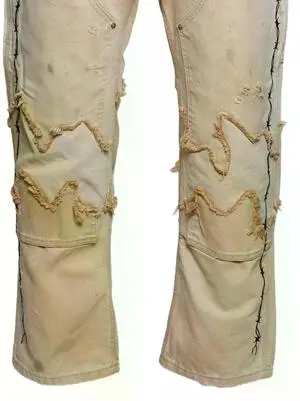 WARREN LOTAS Barbed Wire Double-knee Trousers