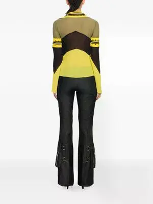 Off-White Embellished Colour-block Shirt