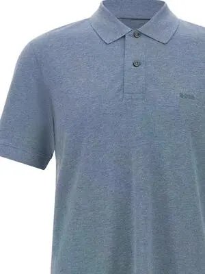 BOSS Pallas Cotton-pique Polo Shirt - Blue