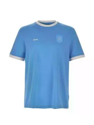 BOSS Logo-patch Contrast-trim T-shirt