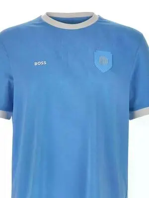 BOSS Logo-patch Contrast-trim T-shirt