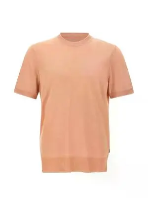 BOSS Silk V-neck Sweater - Orange