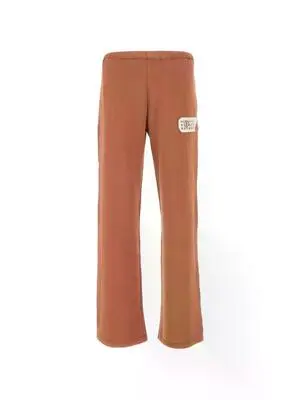 MAISON MARGIELA Logo-patch Wide-leg Track Pants - Orange