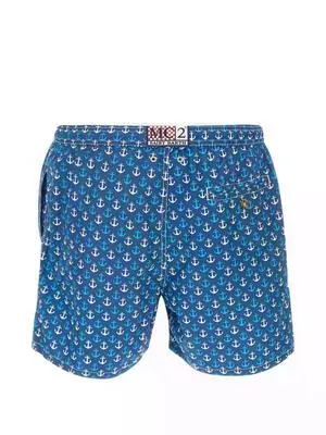 MC2 SAINT BARTH Anchor Print Swim Shorts